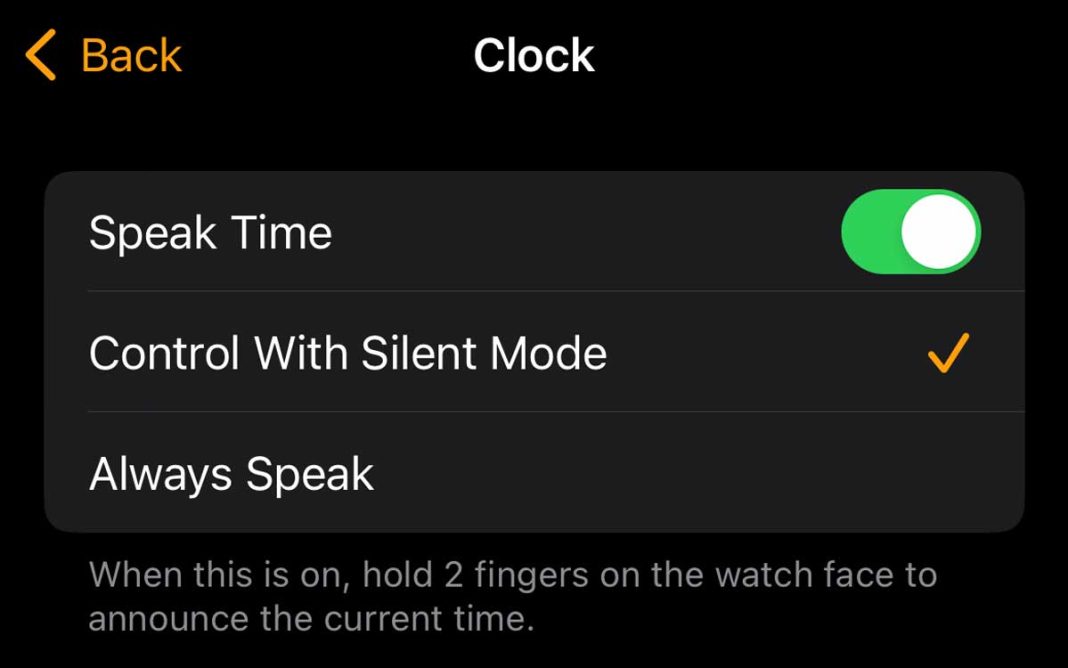 How to get your Apple Watch to tell you the time out loud or chime on the hour - MyHealthyApple