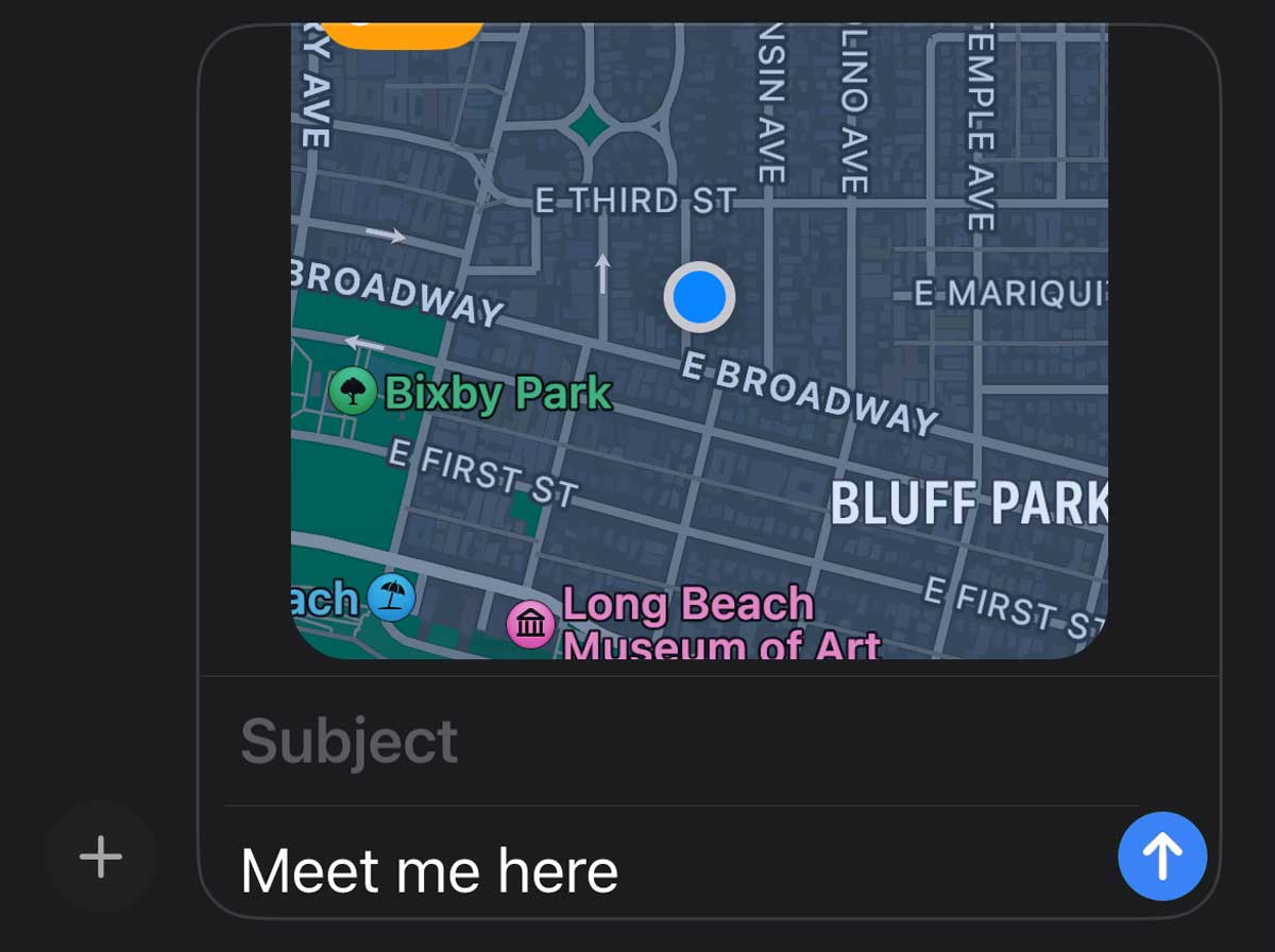 How to share your location or request someone's location in the ...