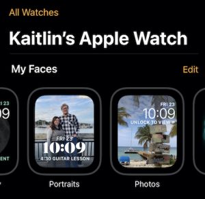 How to change the clock or time position in the Portraits and Photos ...